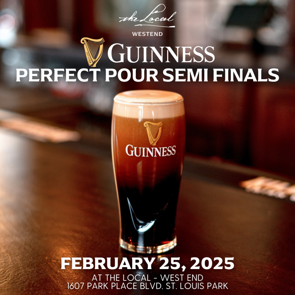 Guinness Perfect Pour Semi-Finals - February 25, 6pm - The Local - West ...